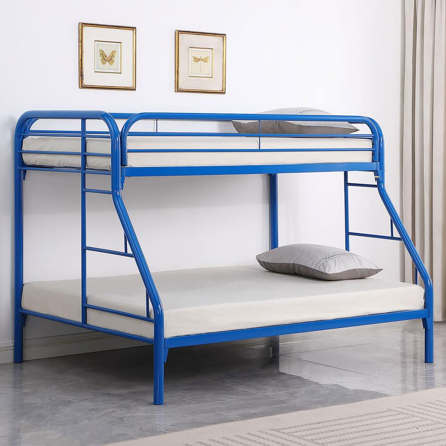 Morgan Blue Twin Full Bunk Bed